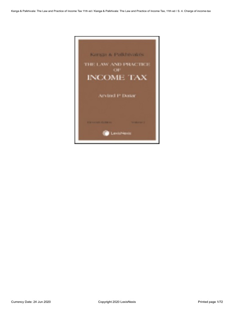 Charge of Income Tax | PDF | Taxes | Income Tax