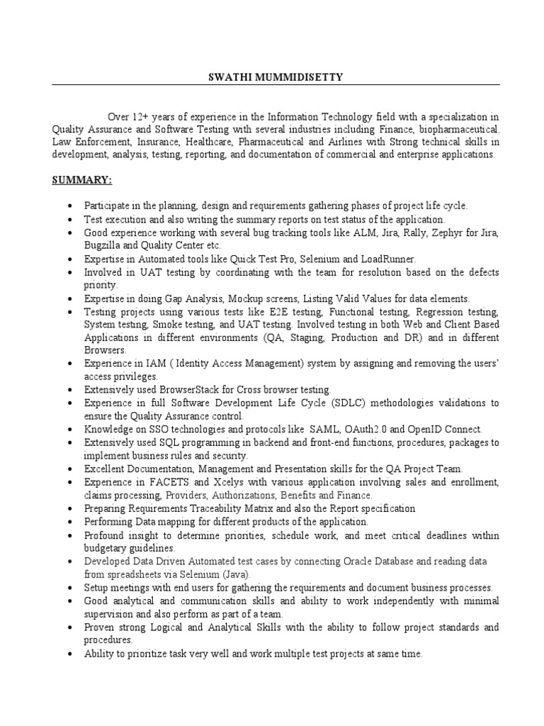 SwathiM - QA Sample | PDF