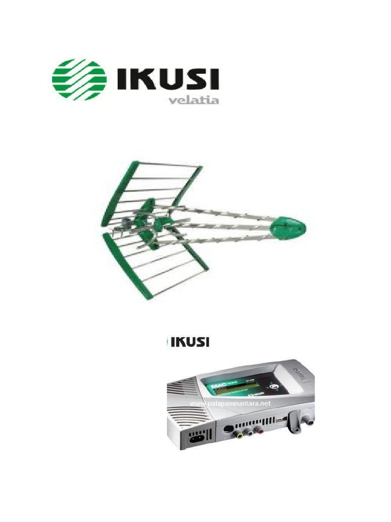 Antena + Booster Ikusi | PDF