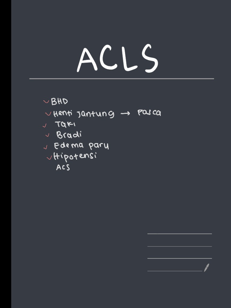 Acls | PDF | Drugs | Pharmacology