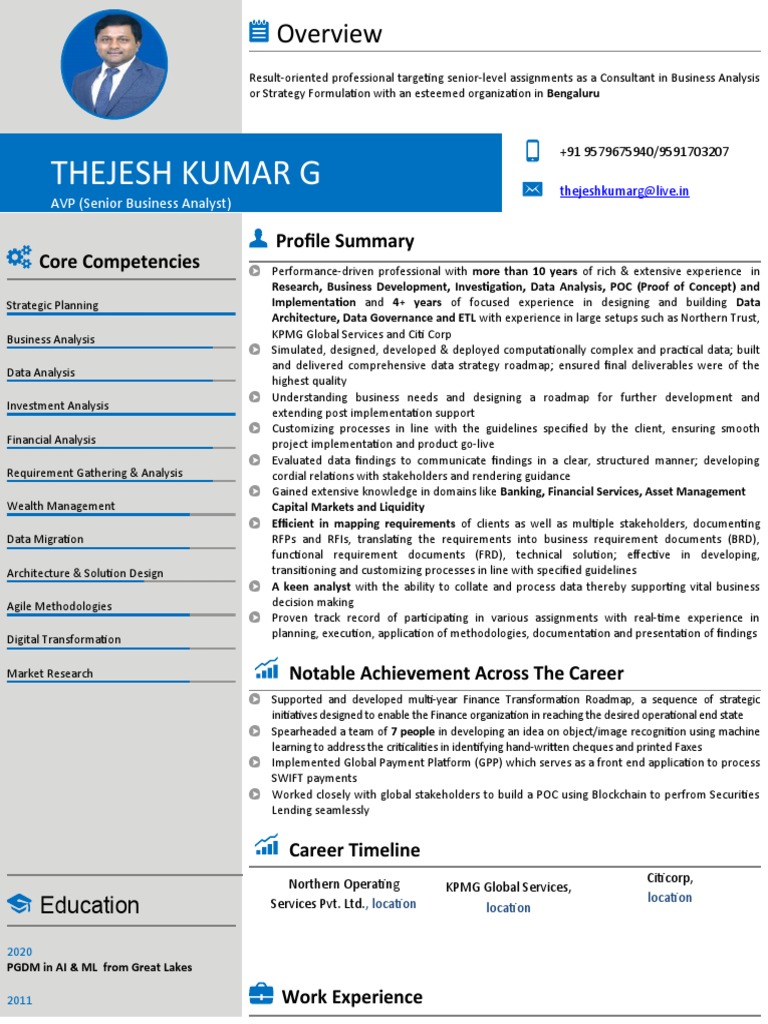 Thejesh Kumar G_CV | PDF | Databases | Computing