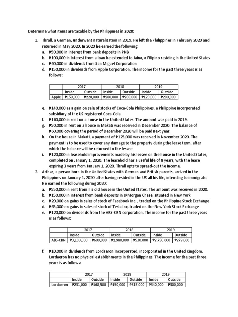 Income Taxation - Rules of Income Tax | PDF | Dividend | Lease