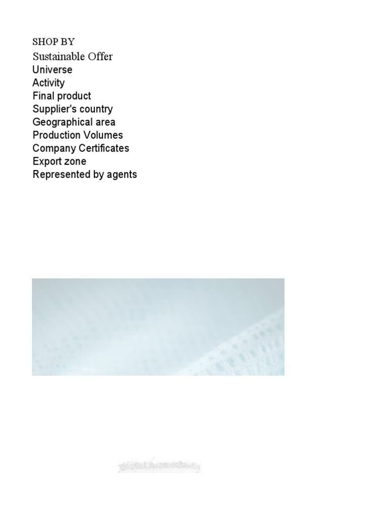 Sustainable Fabrics and Accessories Guide | PDF | Textiles | Softlines ...