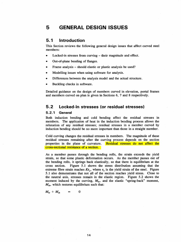 Curved Steel Member Design Issues | PDF