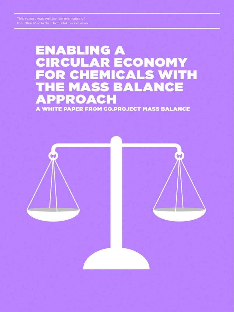 Mass Balance for Chemical Recycling | PDF | Recycling | Fair Trade