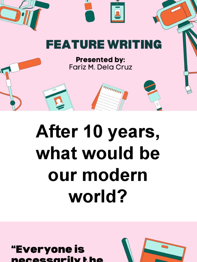 Feature Writing (DSPC 2023) | PDF