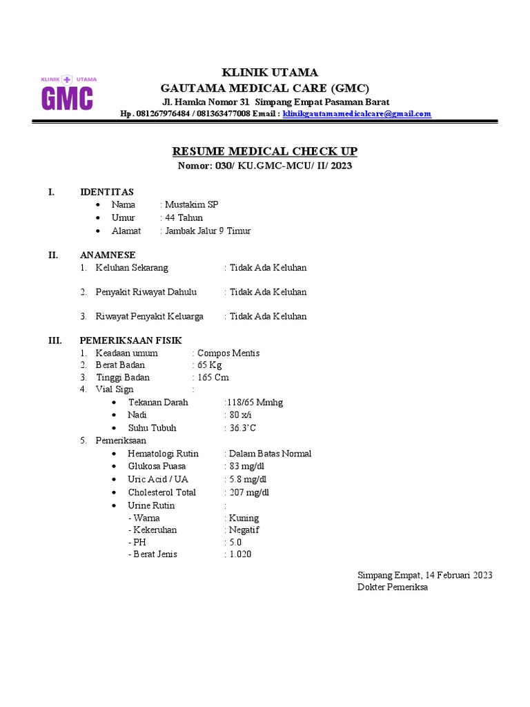 Hasil Mcu | PDF