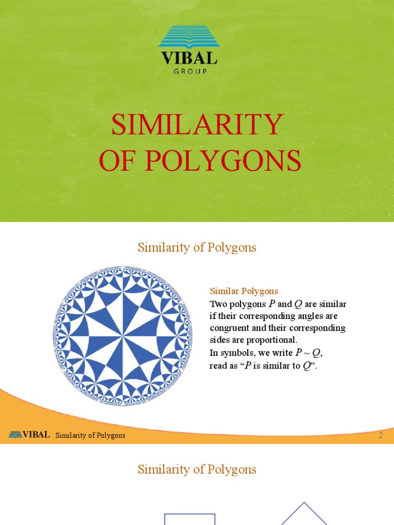 Similarity of Polygons | PDF | Rectangle | Euclid
