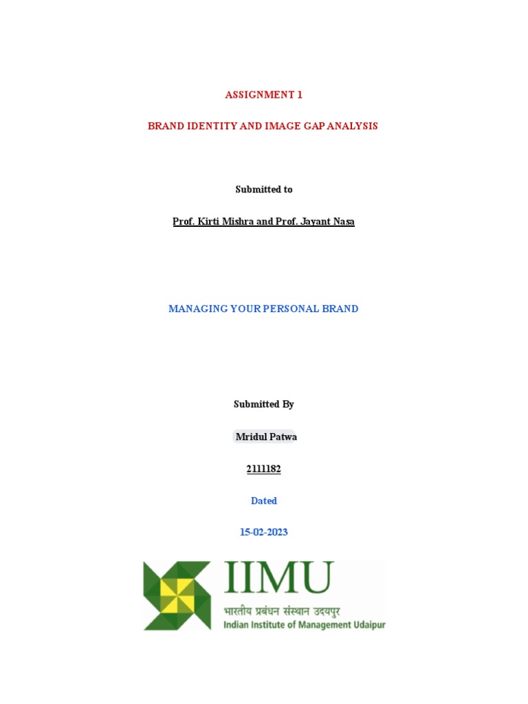 Mridul - 2111182 - Assignment 1 | PDF | Decision Making | Psychological Concepts