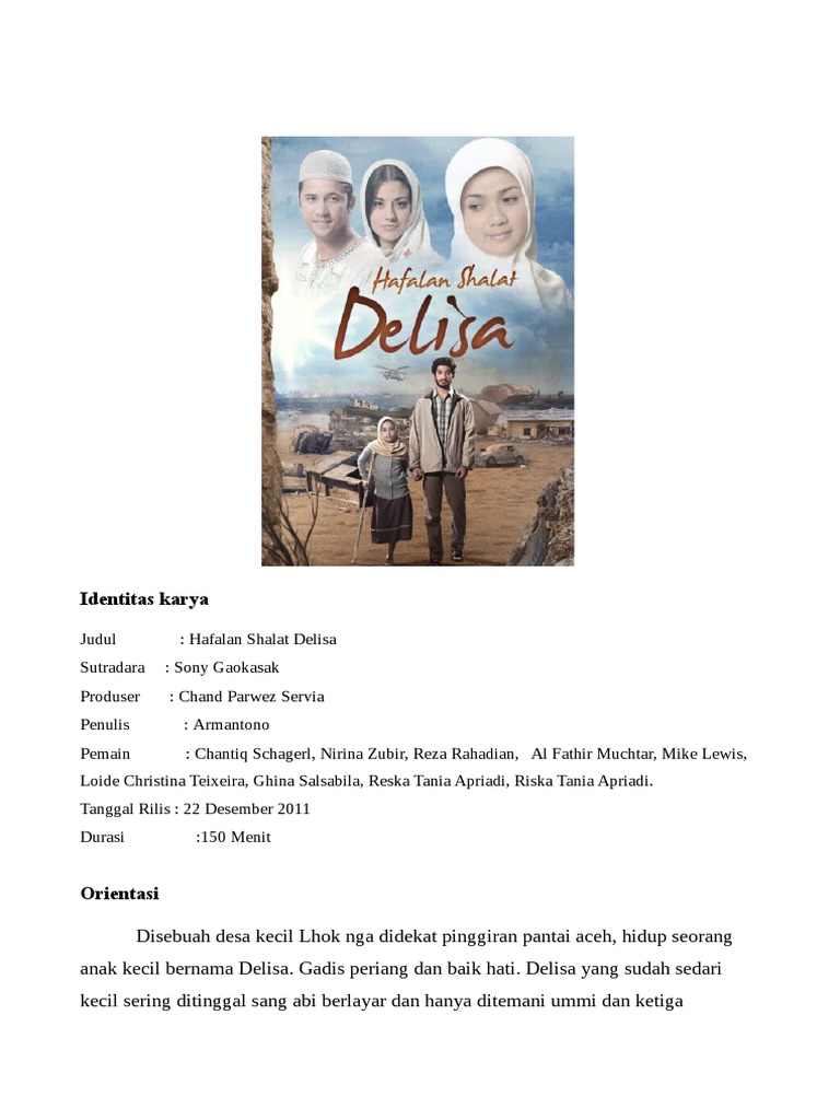 Teks Ulasan Film Hafalan Shalat Delisa | PDF
