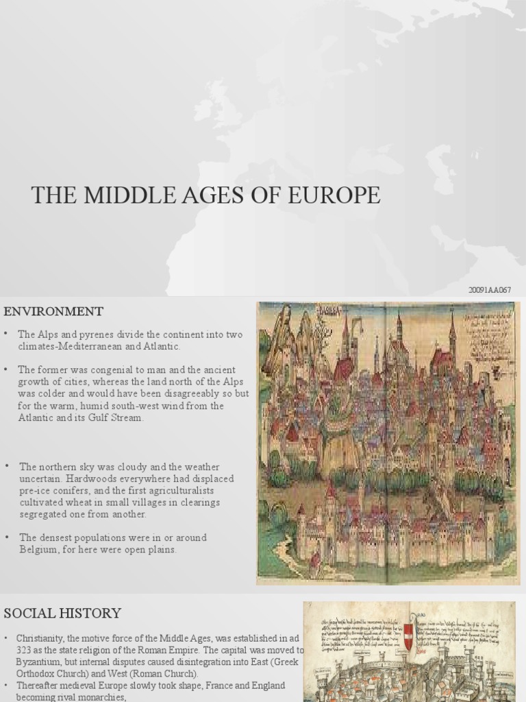 The Middle Ages of Europe | PDF | Europe | Middle Ages