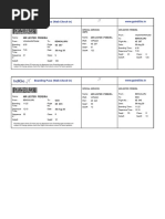 Indigo Boarding Pass Sample | PDF