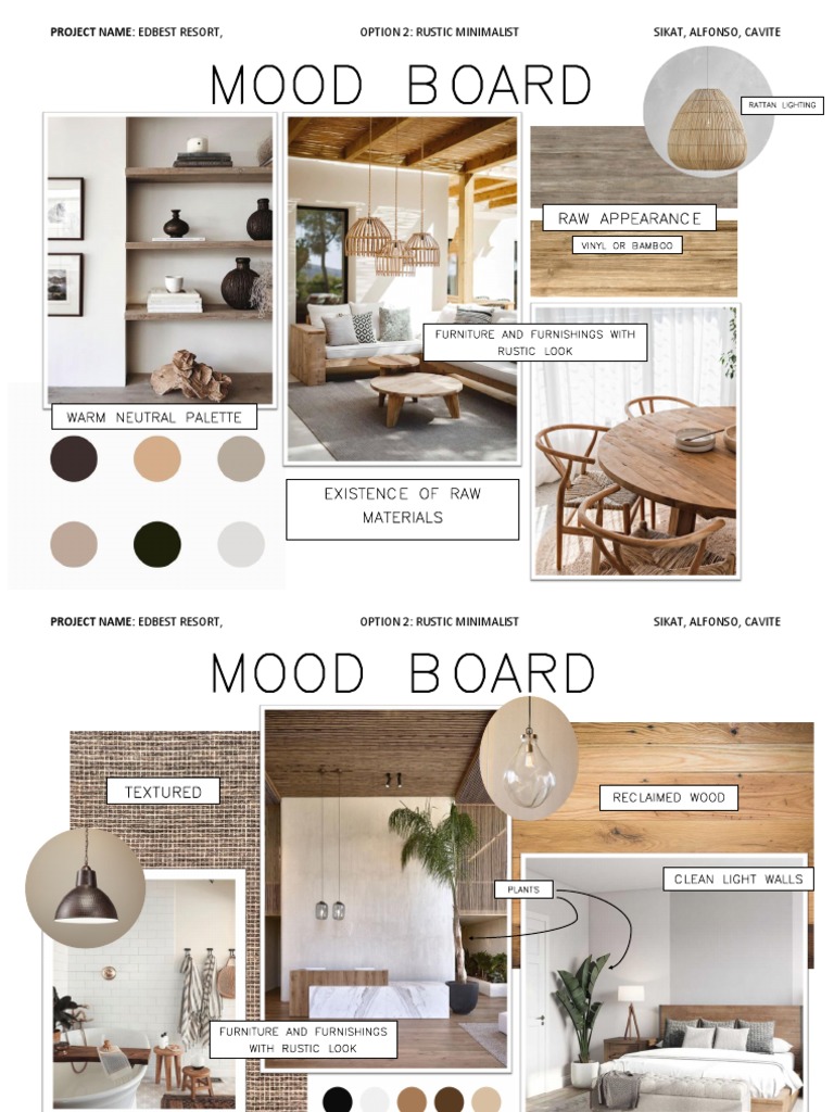 Edbest-Resort-Mood-Board-2 | PDF
