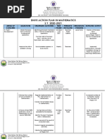 MATH Action Plan (2022 2023) | PDF | Reading Comprehension | Learning