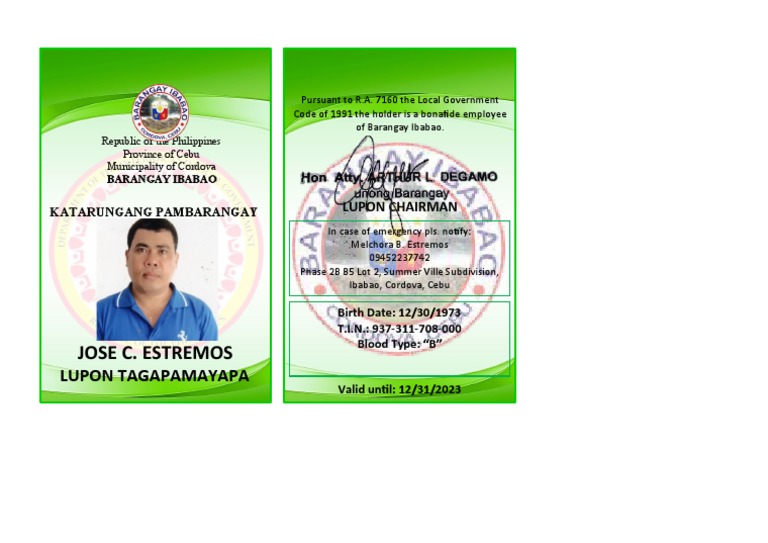 Lupon Id | PDF