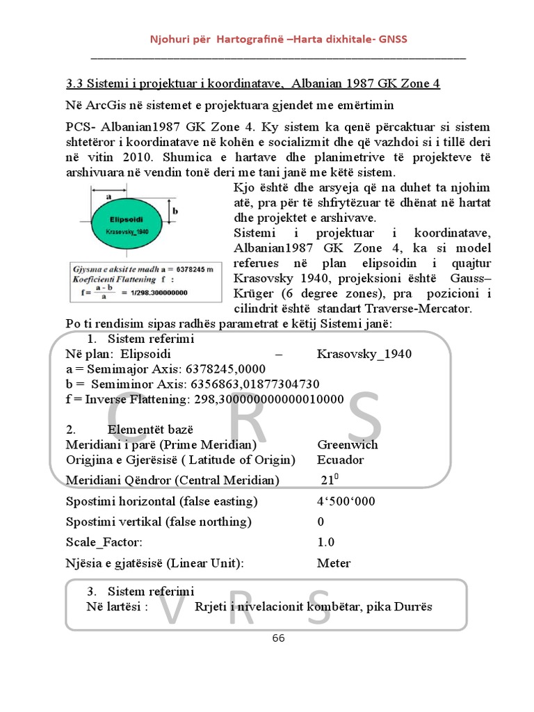System Map Projection Albanian 87 | PDF