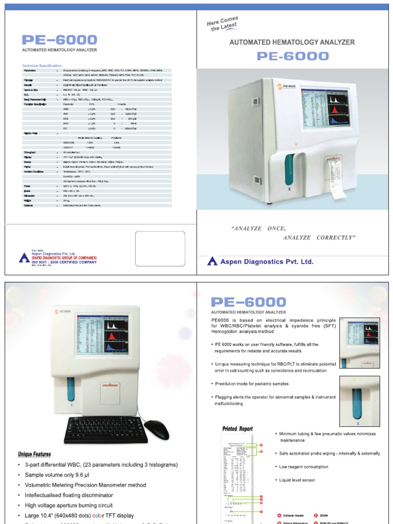 Haematology Analyzer | PDF