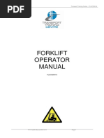 Forklift Operator Evaluation Form | PDF | Forklift | Transport