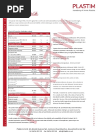 90 Shore A Polyurethane Data Sheet | PDF | Hardness | Polyurethane