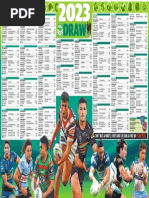 2025 NRL Season Draw | PDF | Rugby League | Professional Sports Leagues