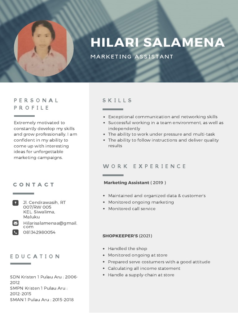 Aspiring Marketing Professional | PDF