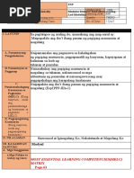 ESP 1 QUARTER 3 WEEK 4 Pagsunod Sa Utos NG Magulang at Nakakatanda | PDF
