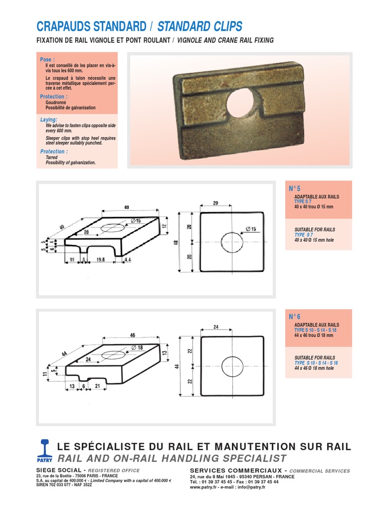 Crapauds Standard - Standard Clips | PDF