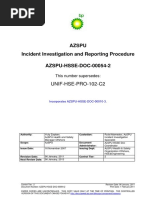 AzSPU SSOW Control of Work Procedure | PDF | Risk | Risk Assessment