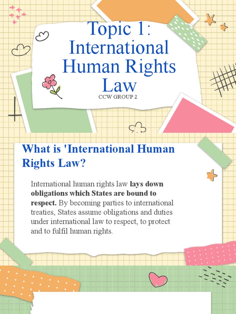 Overview of International Human Rights Law | PDF | Human Rights | Rights