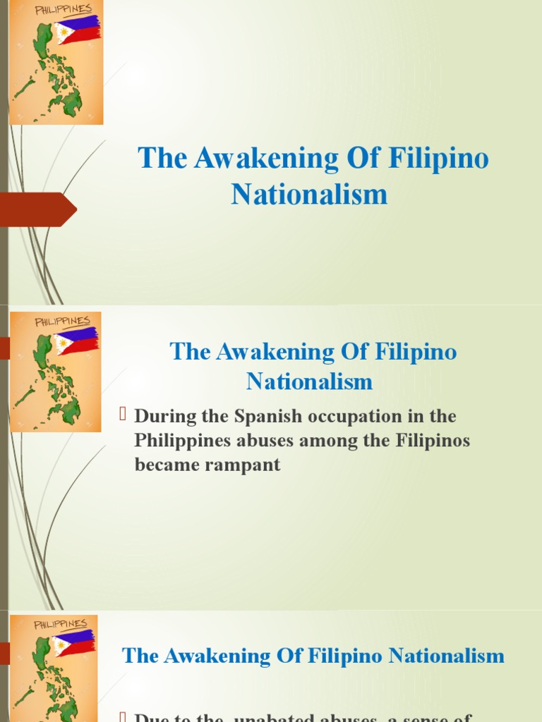 The Awakening of Filipino Nationalism | PDF | Nationalism | Philippines