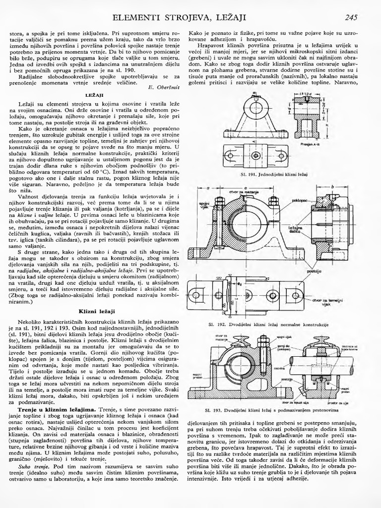 Elementi Strojeva 10 Lezaji | PDF