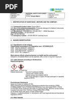 MSDS Battery CAT | PDF | Firefighting | Lead