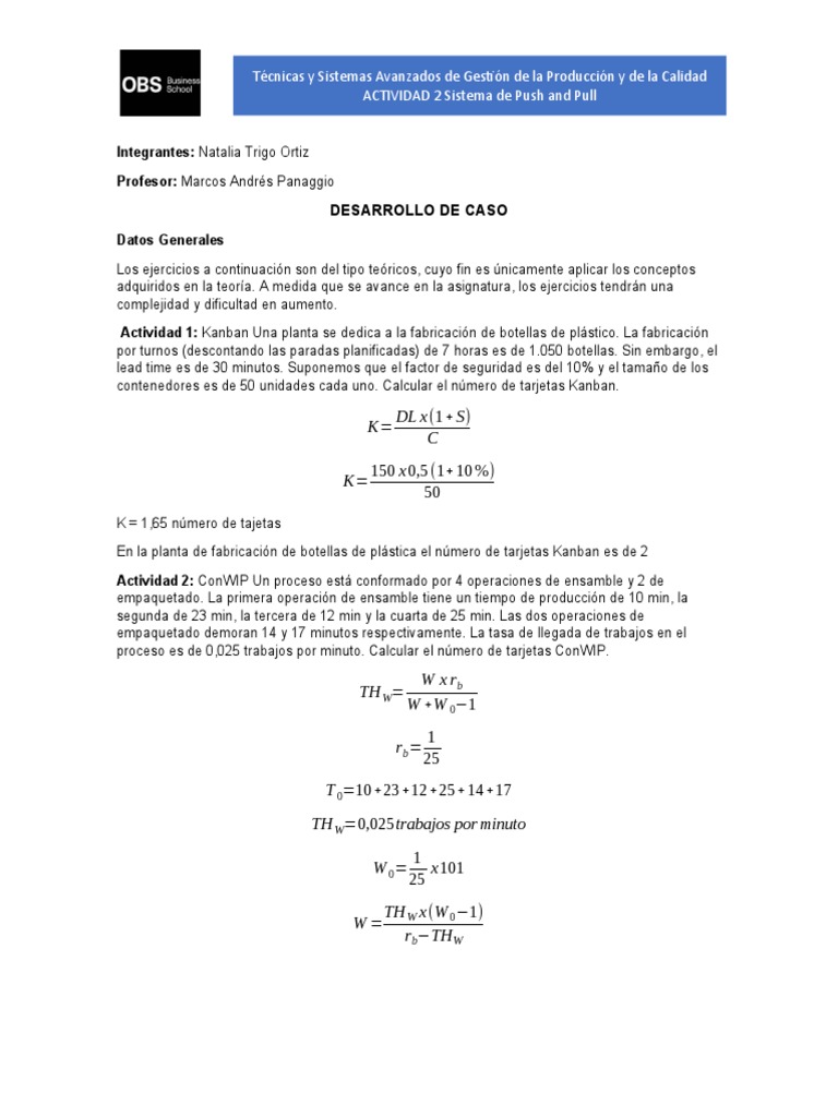 Actividad 2 Sistema de Push and Pull | PDF