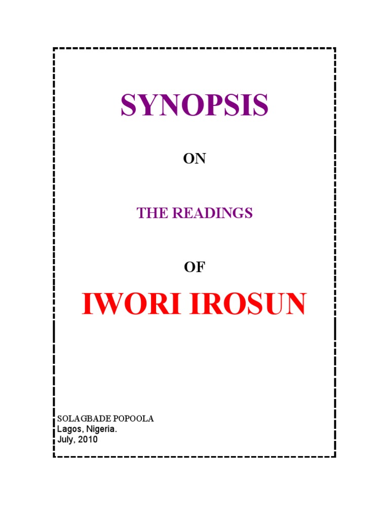 Iwori Irosun-1 | PDF