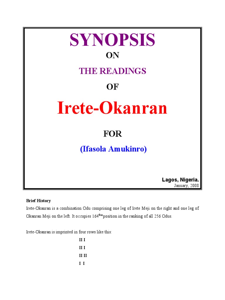 Irete Okanran.32 | Download Free PDF | Santería