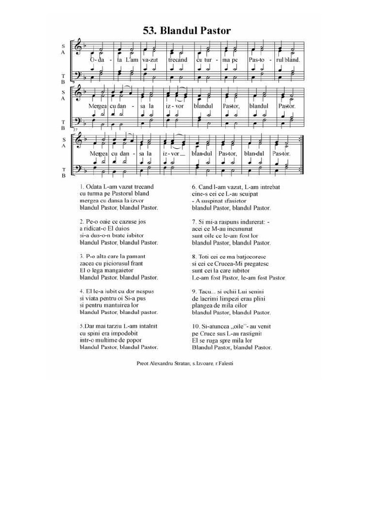 Blandul Pastor | PDF