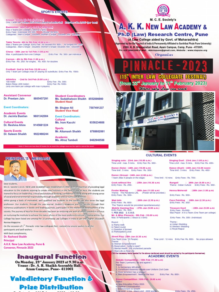 Pinnacle Brochure 2023 Competition | PDF