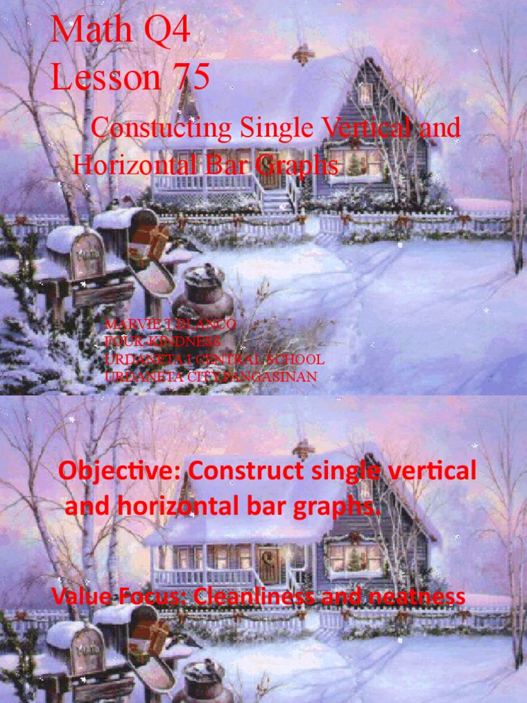 Lesson 75 Constructing Single Vertical and Horizontal Bar Graphs ...