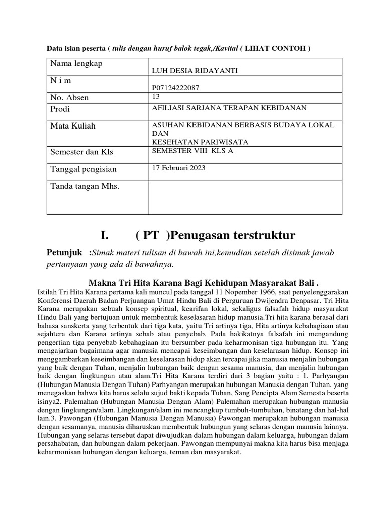 A - 13 - Luh Desia Ridayanti (PT BM) | PDF