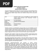 Contoh Informed Consent Penelitian | PDF | Pengembangan Diri