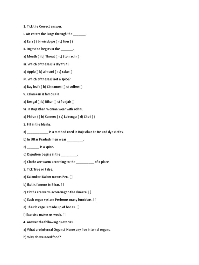 Class 4th Evs Pdf 5325