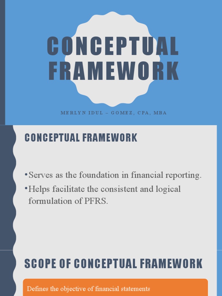 Chapter 1 Conceptual Framework | PDF | Expense | Financial Statement