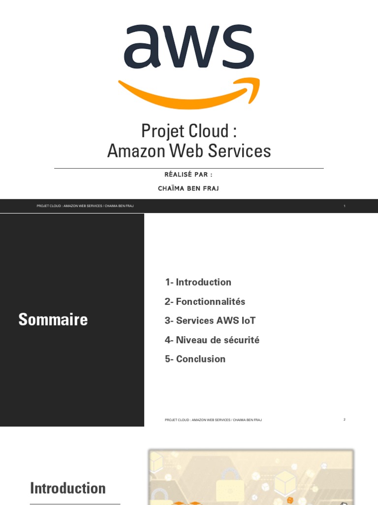 Services et Sécurité d'AWS Cloud | PDF | Amazon Web Services | Cloud computing