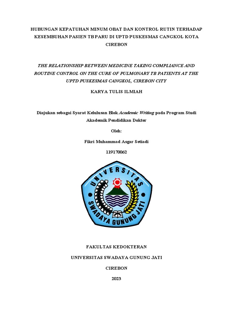 Fikri Muhammad Asgar Setiadi - Proposal | PDF | Sains & Matematika