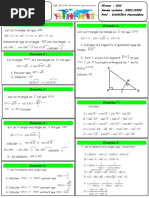 Exercices d'équations et inéquations 3AC | PDF | Formes géométriques ...