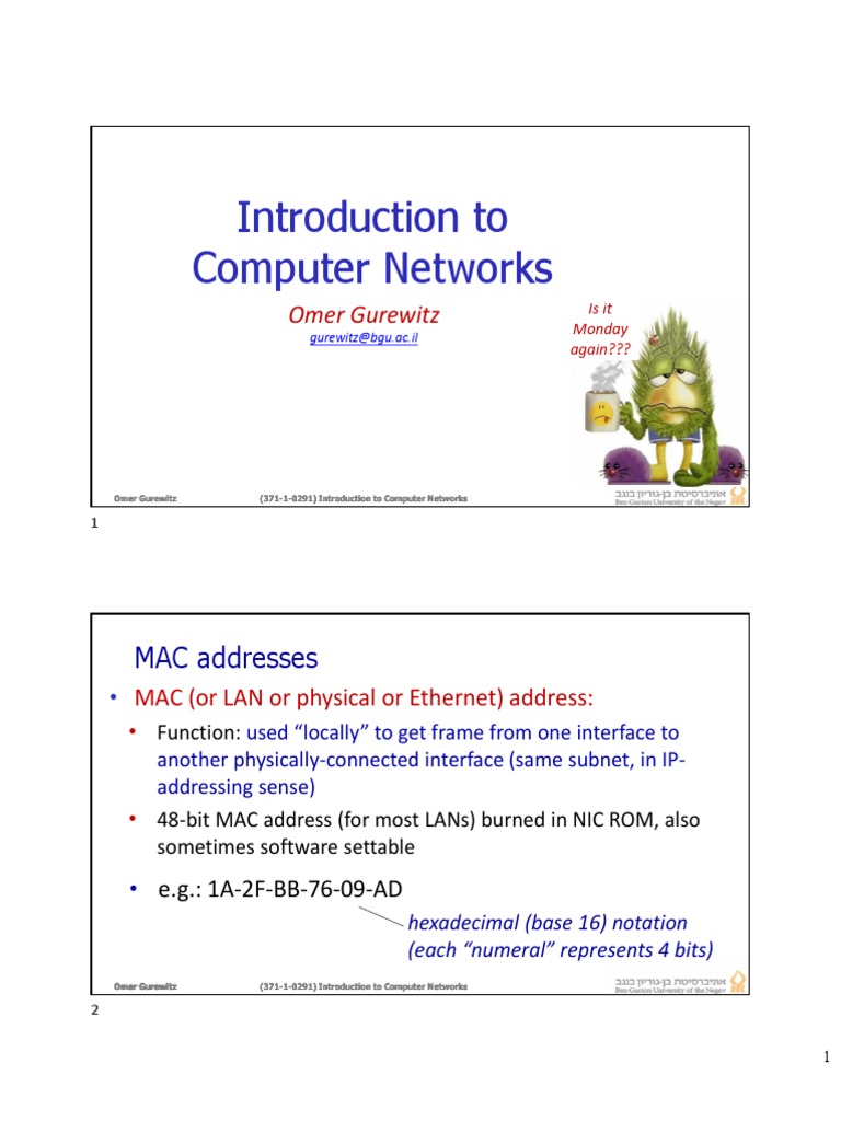 Introduction to Computer Networks Basics | PDF | Network Switch | Ethernet