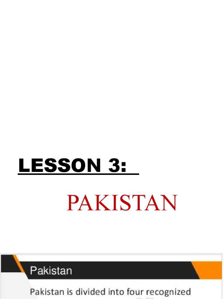 Lesson 3 Pakistan Arts | PDF