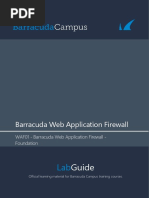 WAF0201 - Barracuda Web Application Firewall - Advanced Features - Lab ...
