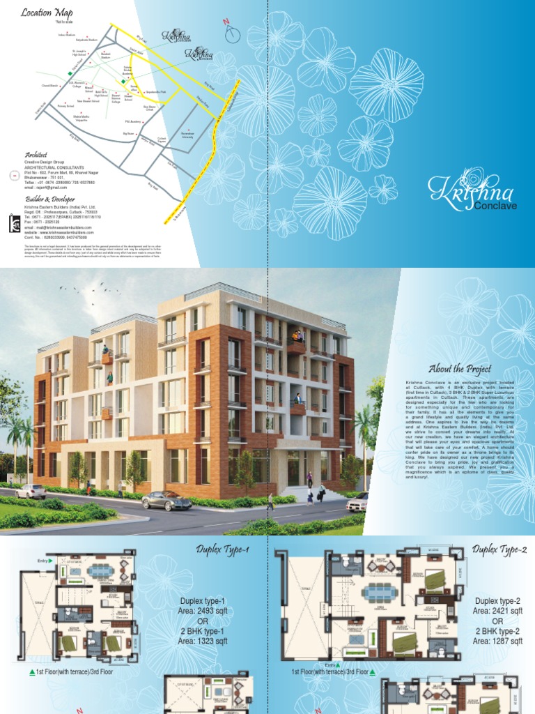 Krishna Conclave Brochure Chandi Mandir | PDF | Apartment | Door