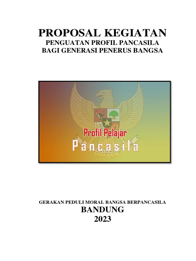 Proposal Kegiatan P5 | PDF